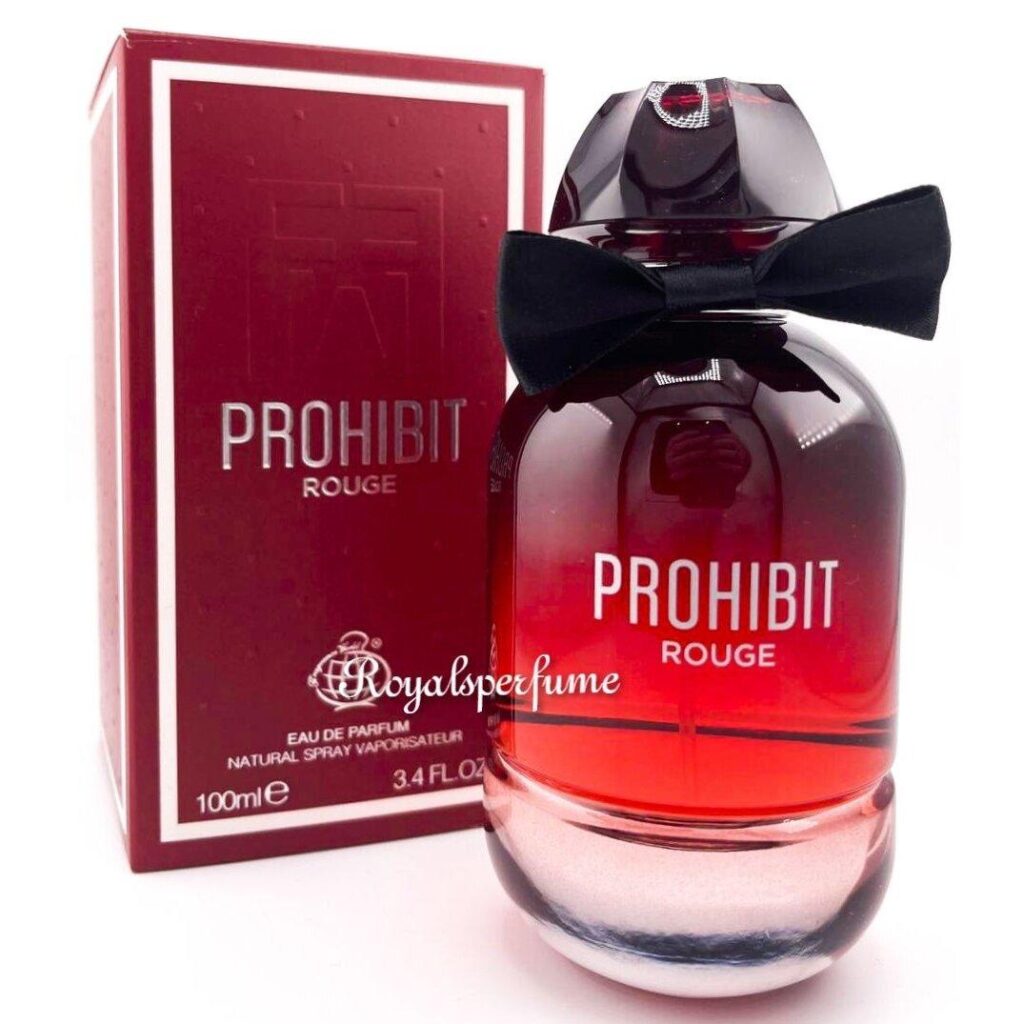 FW Prohibit Rouge perfumed water for women 100ml – Aromawest